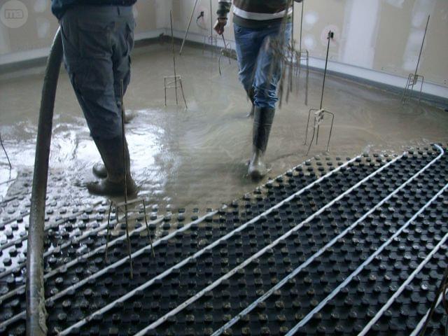 Plastón Sobre Suelos Radiantes - Plastones Recrecidos